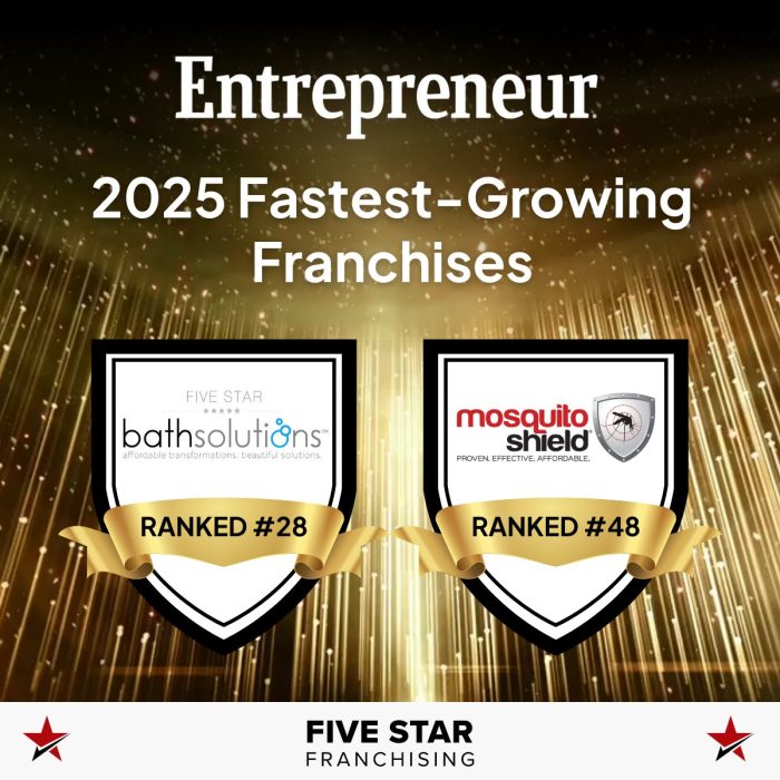 Five Star Franchising Named Among Fastest-Growing